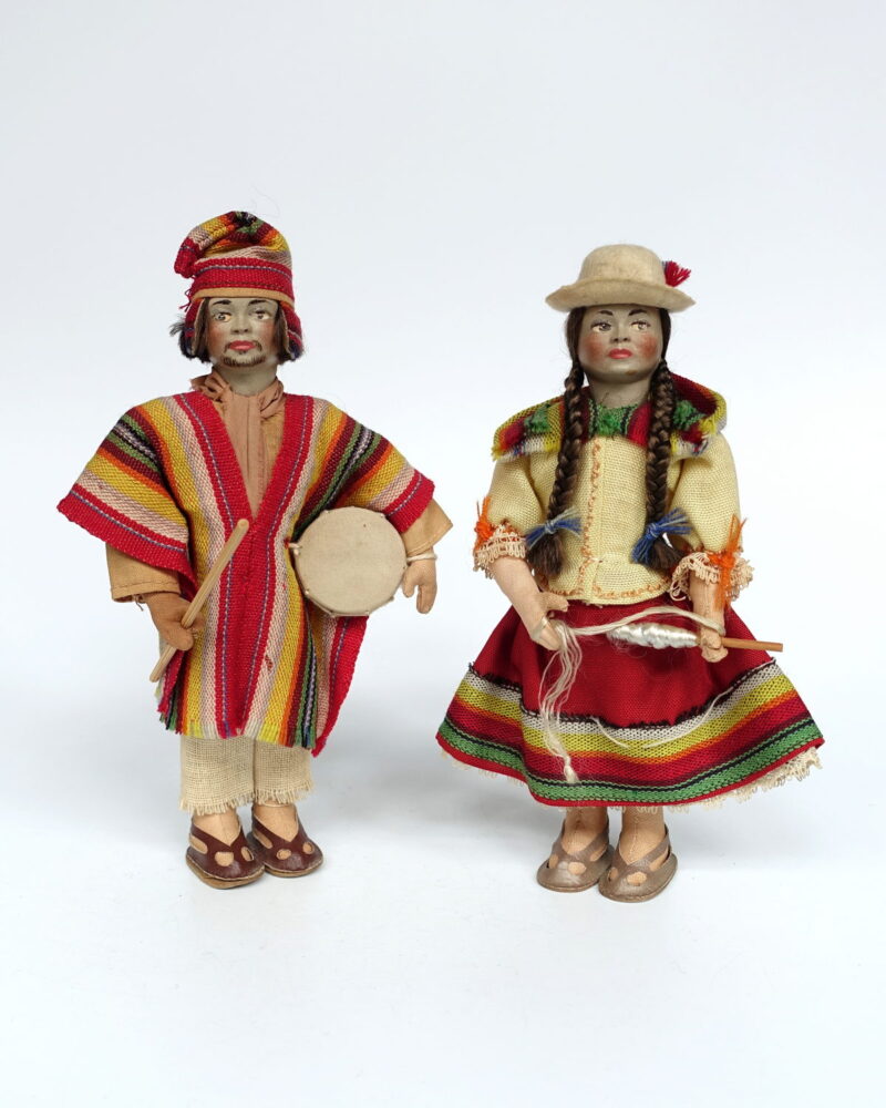 DR Congo Dolls Pende People Minganji Dancers - National Costume Doll ...