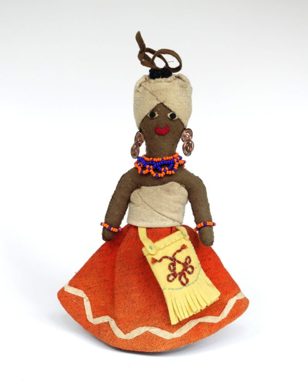 South Africa Doll with Baby Xhosa People - National Costume Doll Collection